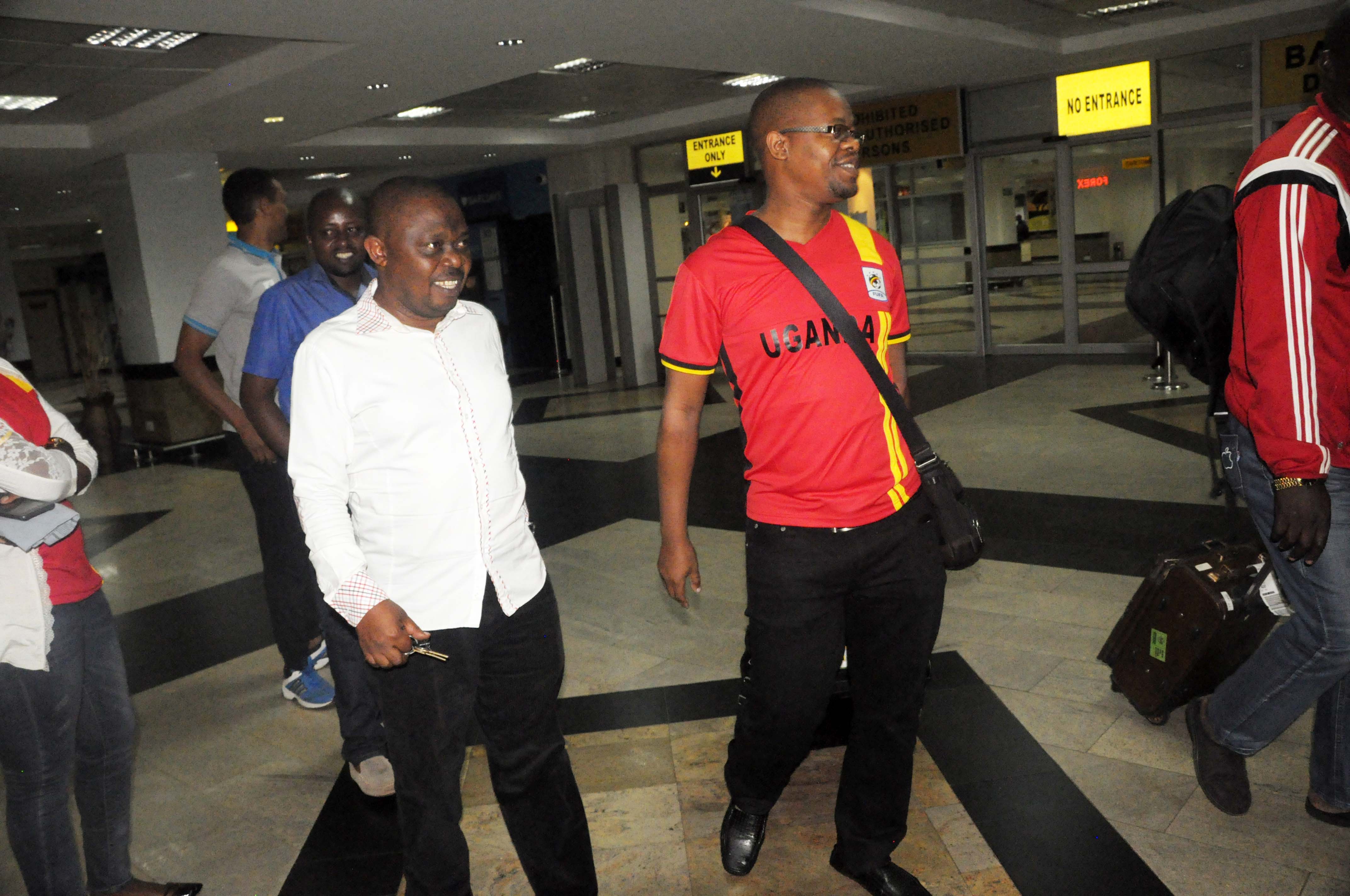 Uganda Cranes back home - FUFA: Federation of Uganda Football Associations