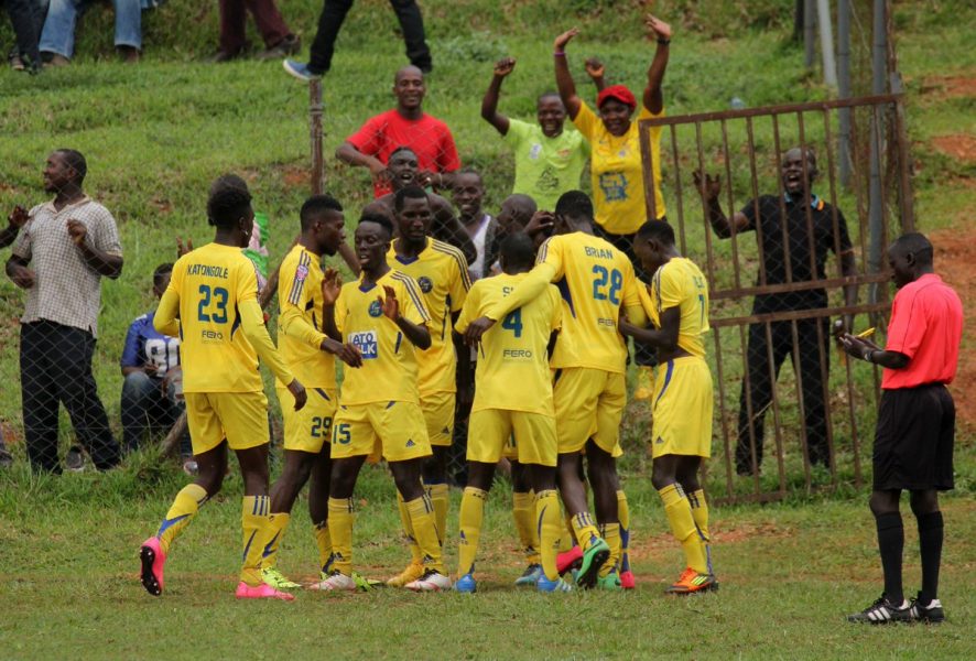 Bright Stars celebrate - FUFA: Federation of Uganda Football Associations