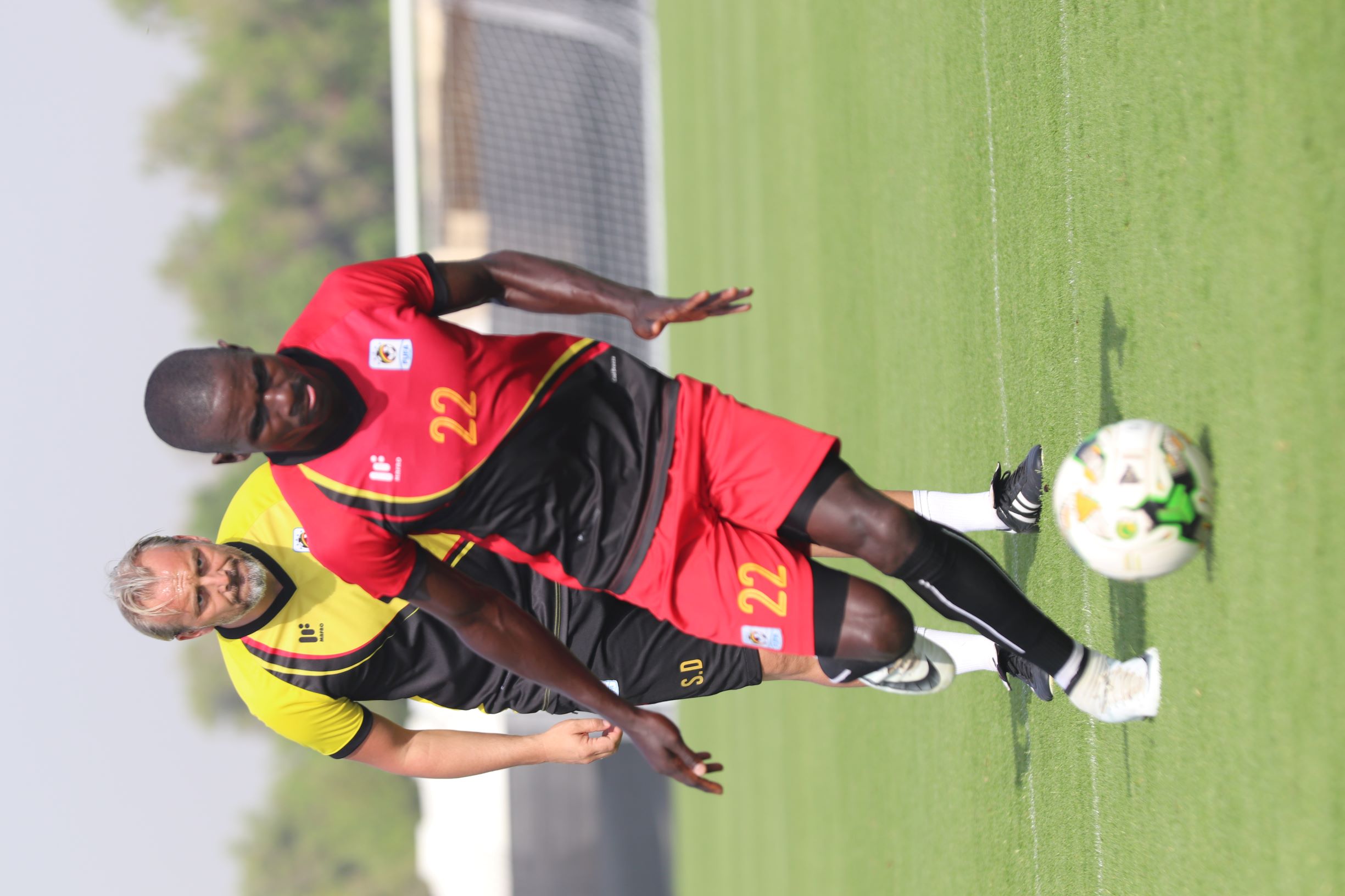 Pictorial: Uganda Cranes Training on Friday in Abu Dhabi - FUFA ...