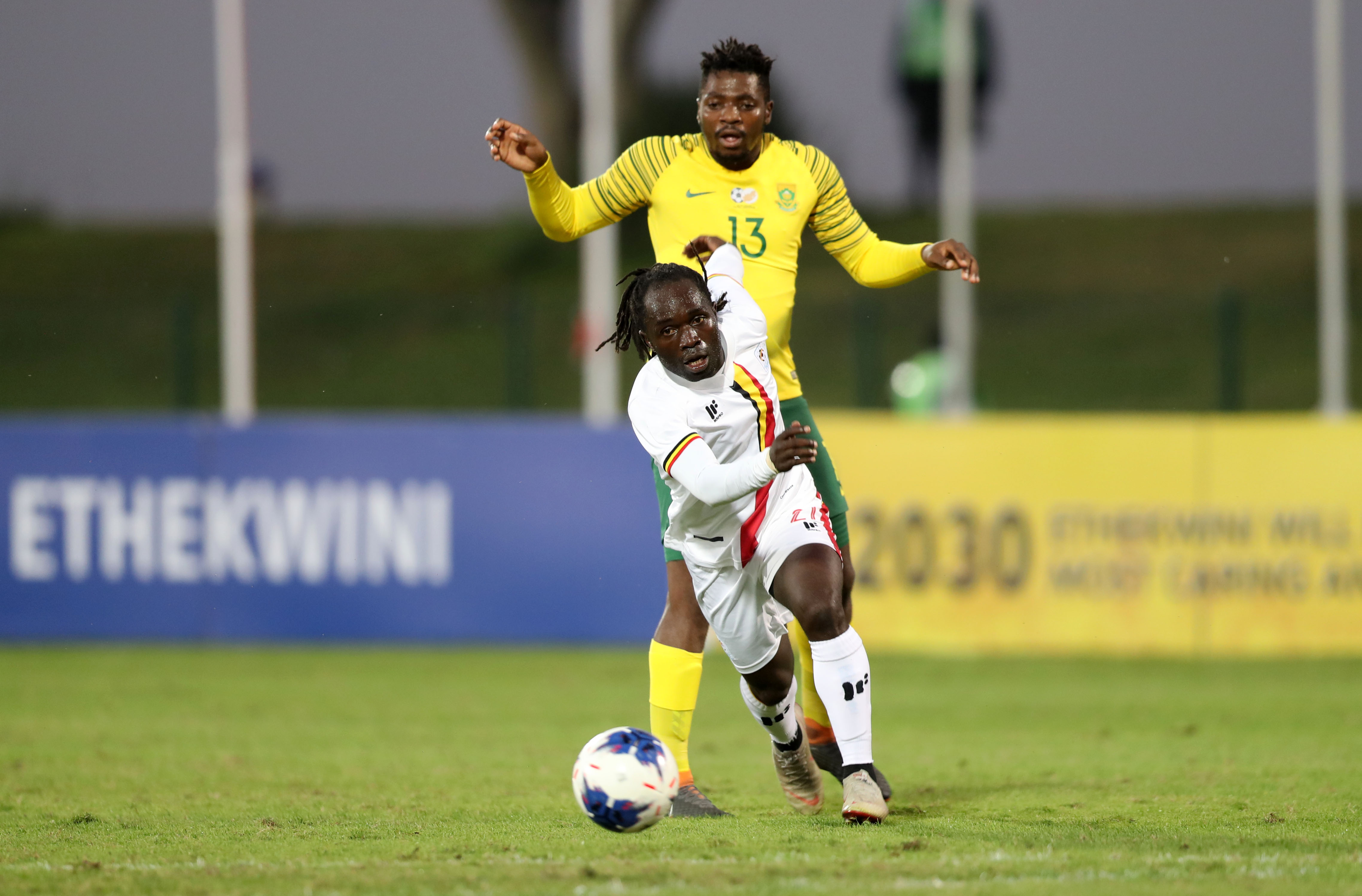 Football - 2019 Cosafa Cup - South Africa v Uganda - Princess Magogo ...