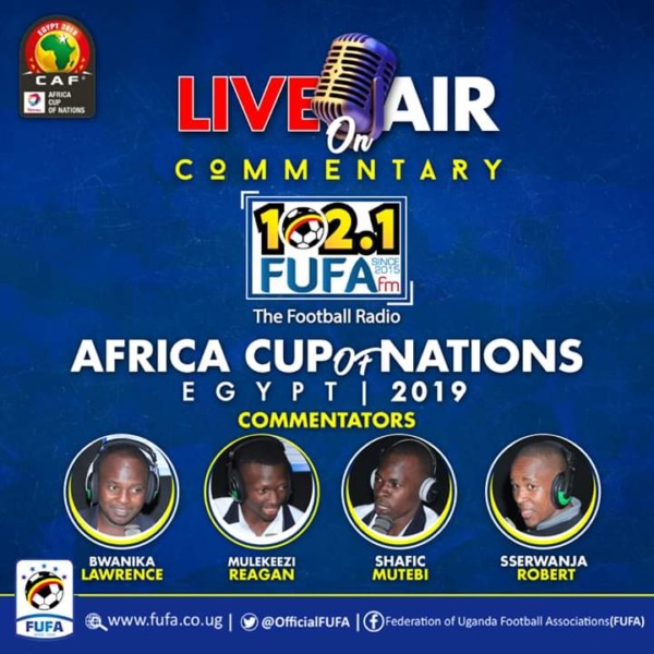 Live Commentary team - FUFA: Federation of Uganda Football Associations