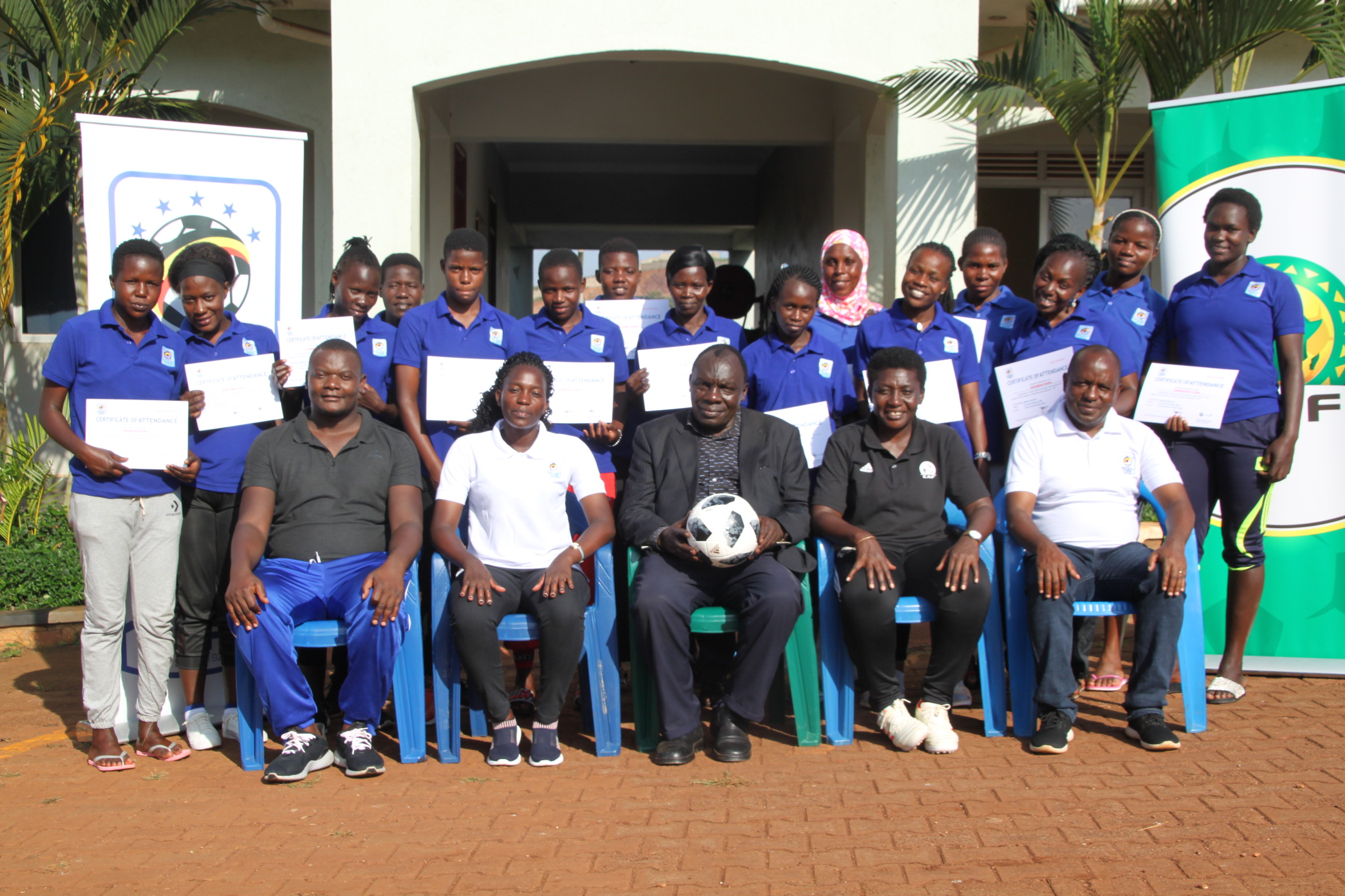 CAF D Coaching Course for Women Grassroot Football ends Successfully ...