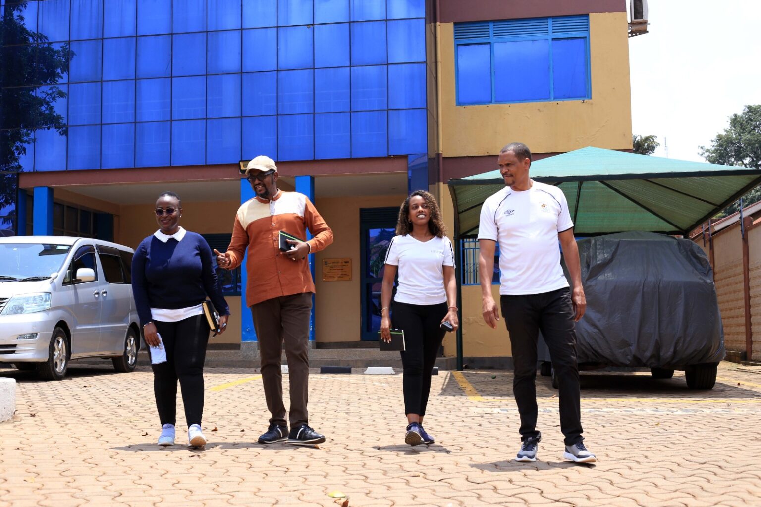 Pictorial: FIFA Officials Visit Ongoing Projects – FUFA: Federation of ...