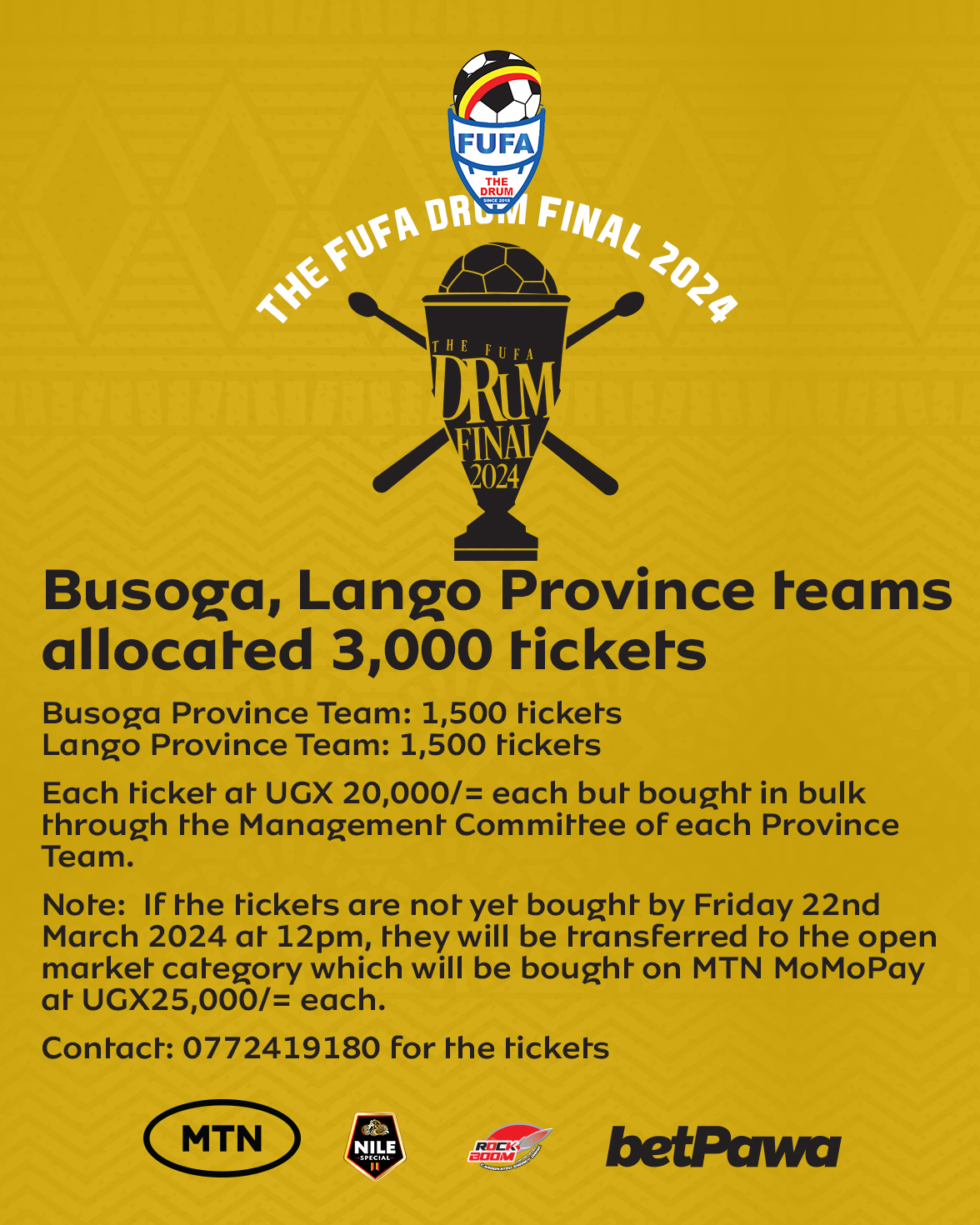 Ticket-Allocation-Province-Yellow-Drum-2023-Final - FUFA: Federation of ...