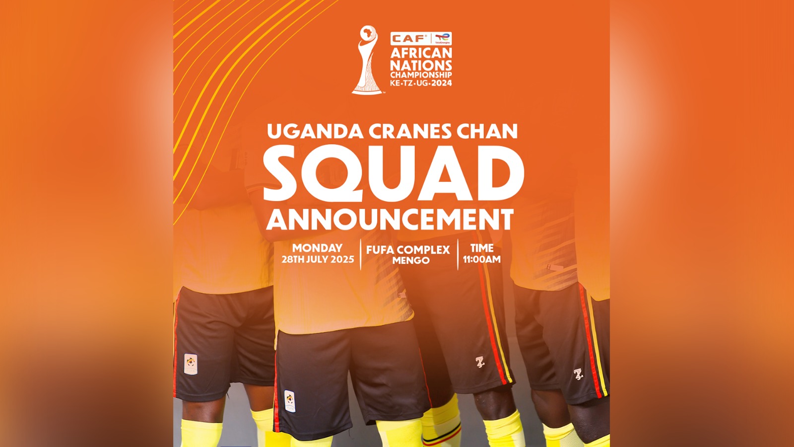TotalEnergies CHAN 2024: Uganda Cranes squad to be announced on Monday ...